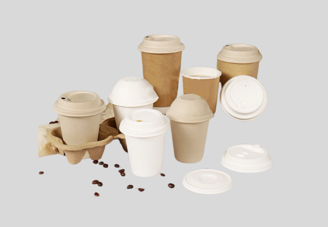 Bamboo Pulp Coffee Cups | Biodegradable & Reusable